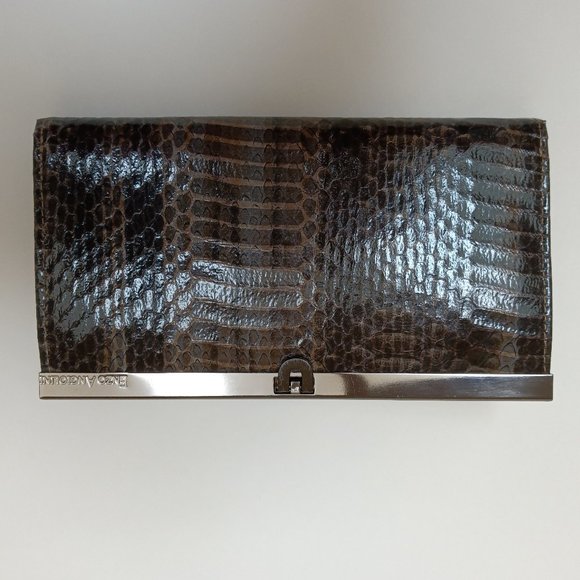 Enzo Angiolini | Accessories | Enzo Angiolini Brown Leather Wallet ...